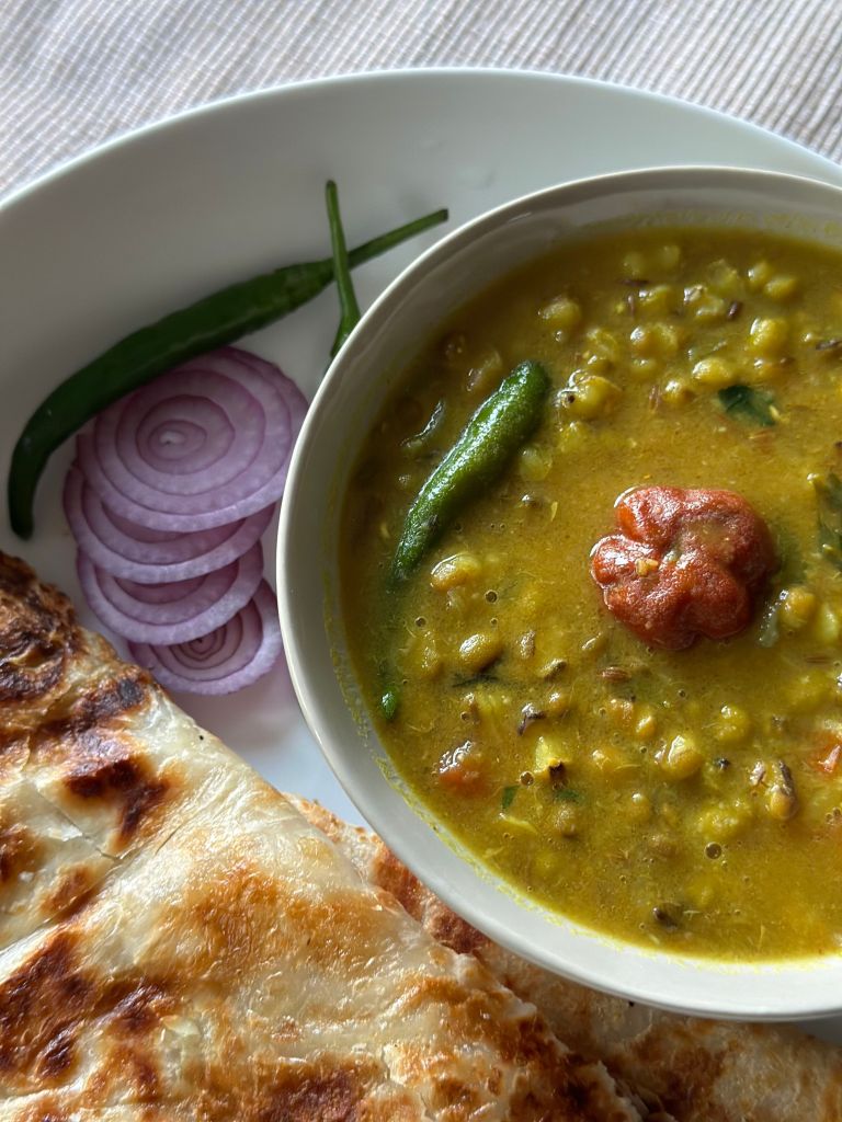 Gujarati Mag nu Shaak (Mung Bean Curry) – Nadia's Meza recipes