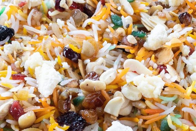 Jardo or Zarda – Aromatic Sweet Jeweled Rice with Nuts & Raisins ...