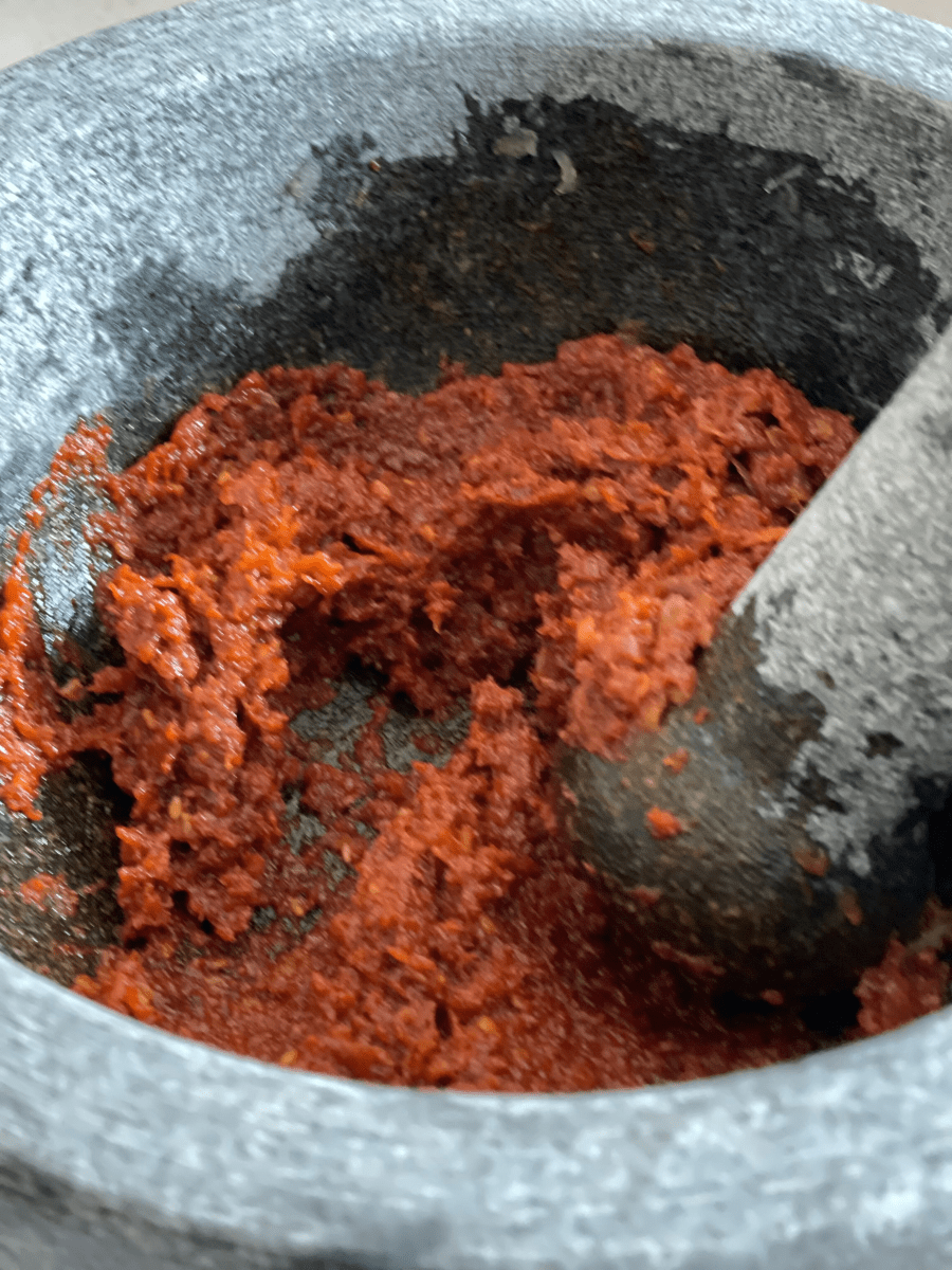 Lasanyu Marchu (Spicy Garlic Chutney) – Nadia's Meza recipes