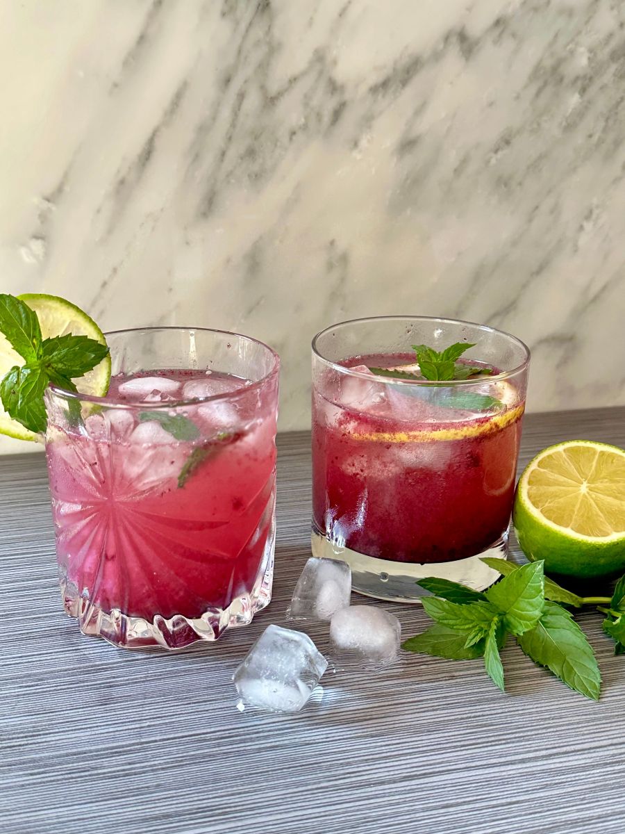 Jambu Mojito (Indian Black Plum Mocktail) – Nadia's Meza recipes